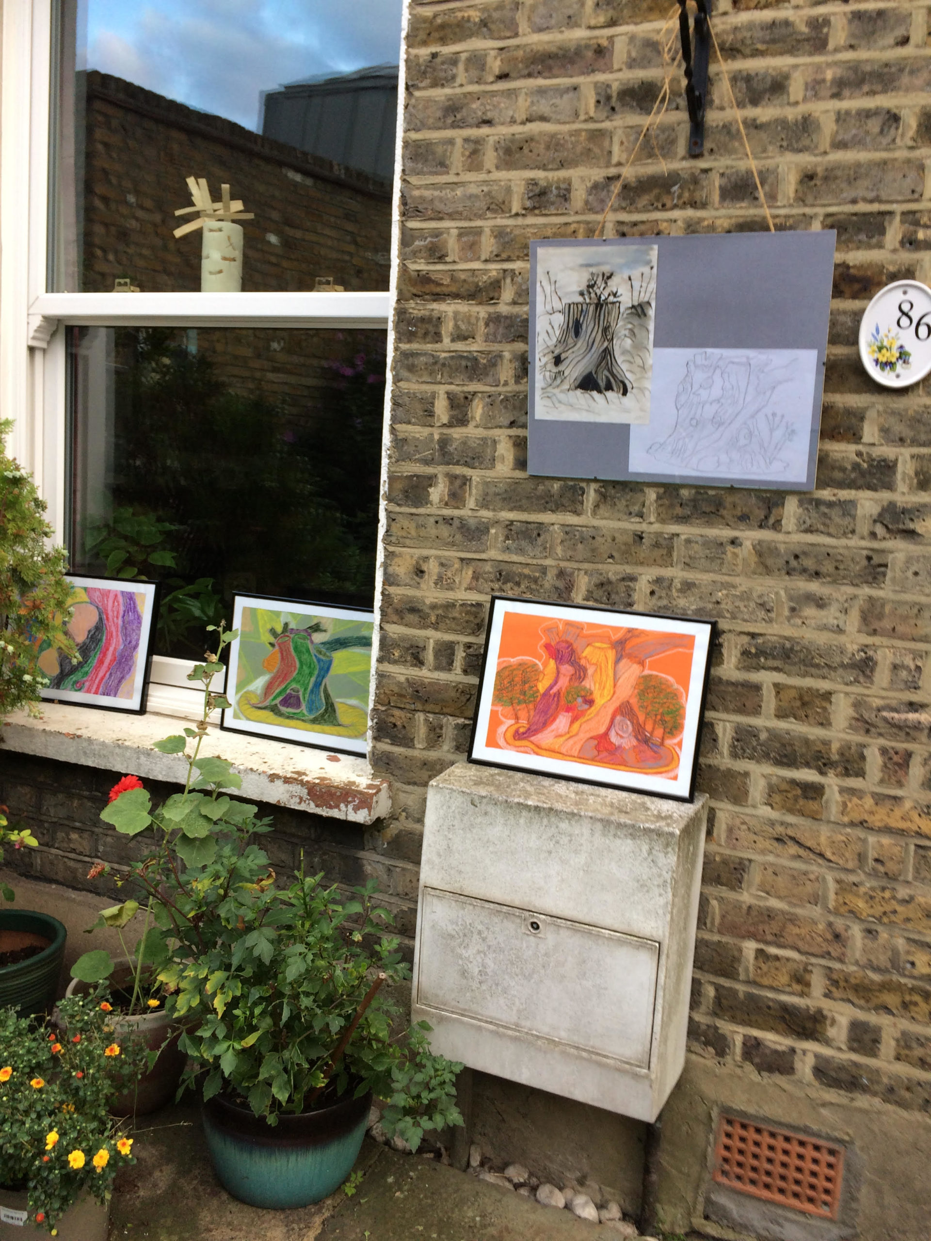 Maureen Vitler, Speedwell Garden Art Through The Window - Deptford X