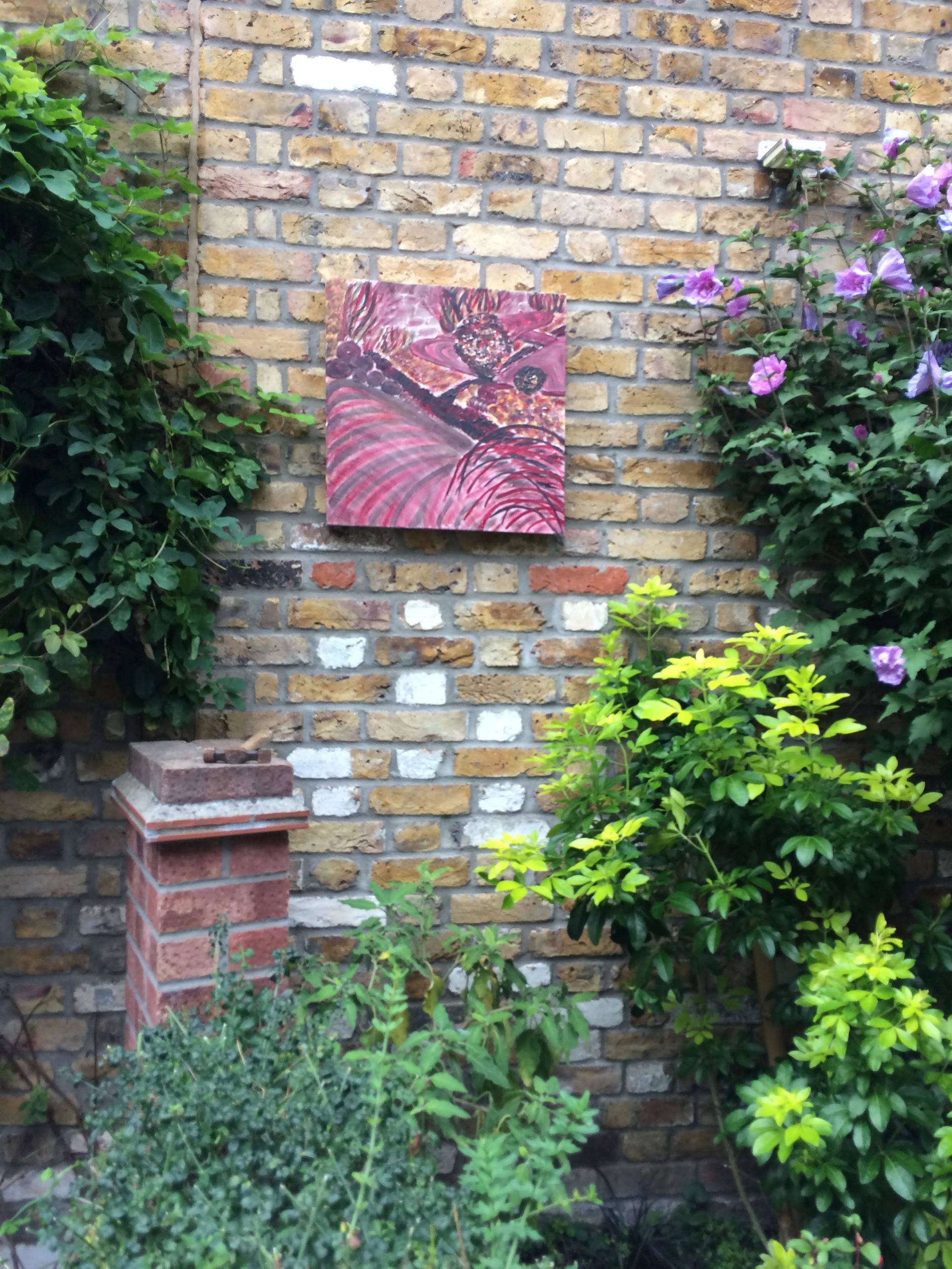 Maureen Vitler, Speedwell Garden Art Through The Window - Deptford X