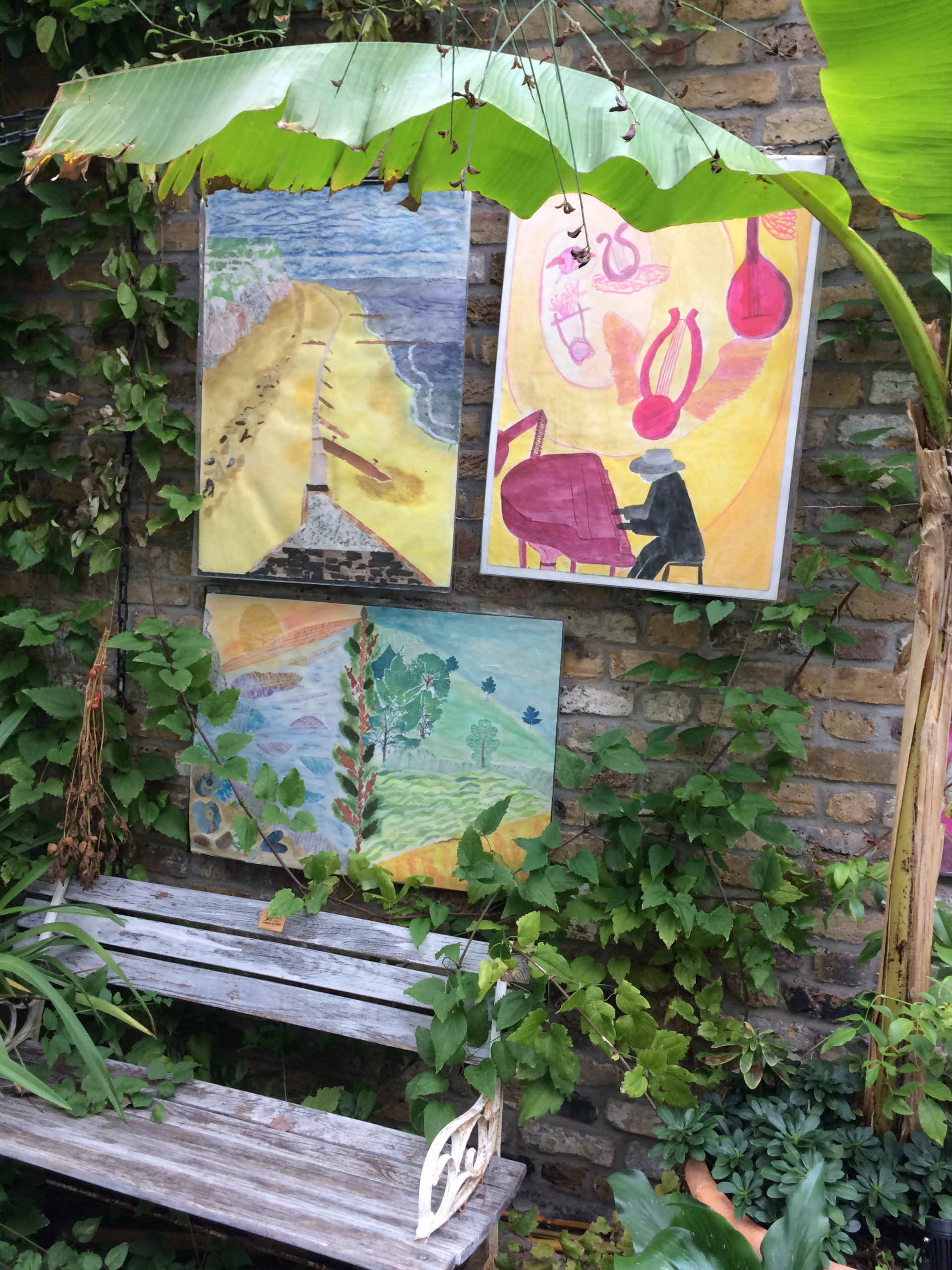 Maureen Vitler, Speedwell Garden Art Through The Window - Deptford X