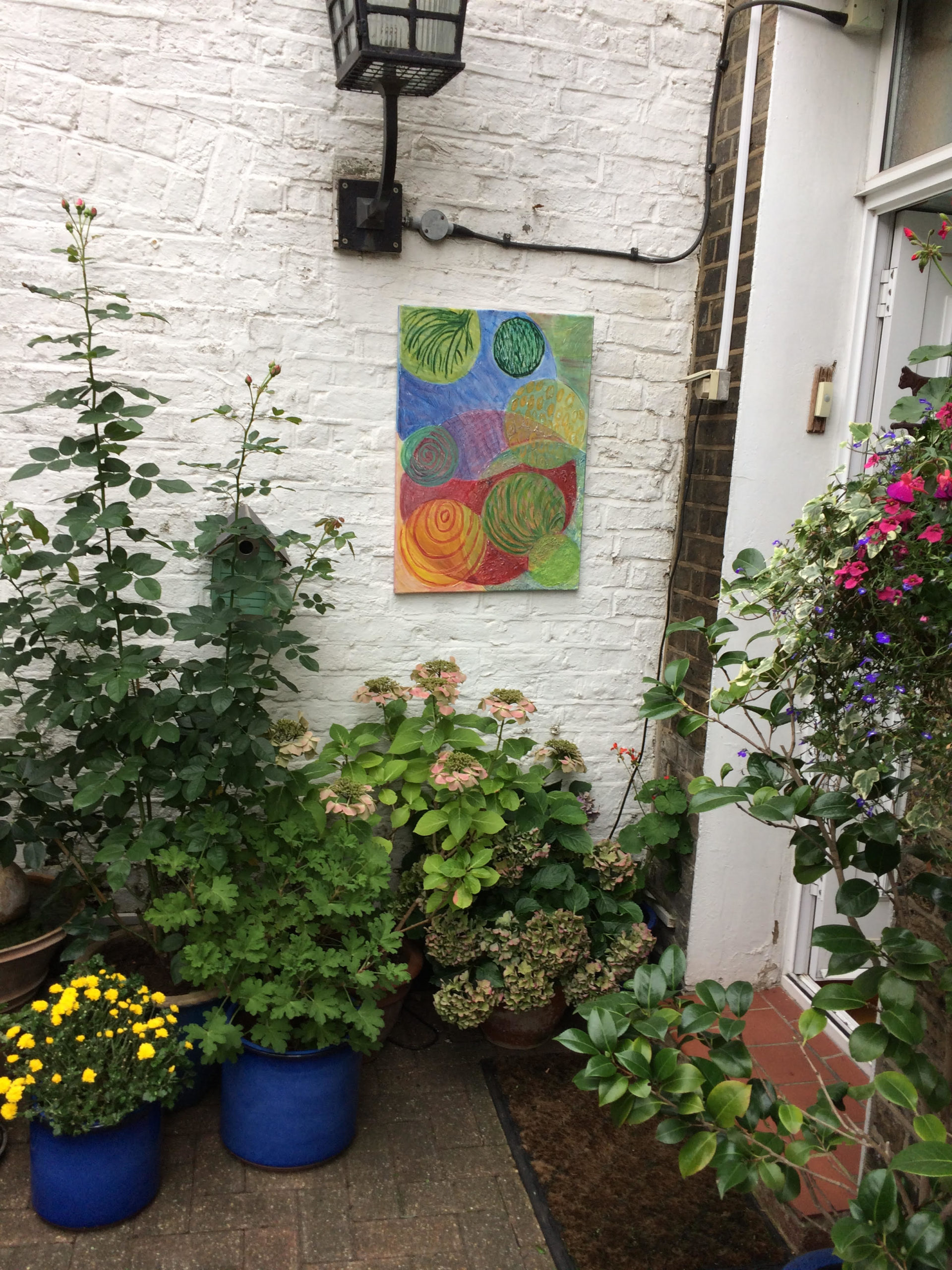 Maureen Vitler, Speedwell Garden Art Through The Window - Deptford X