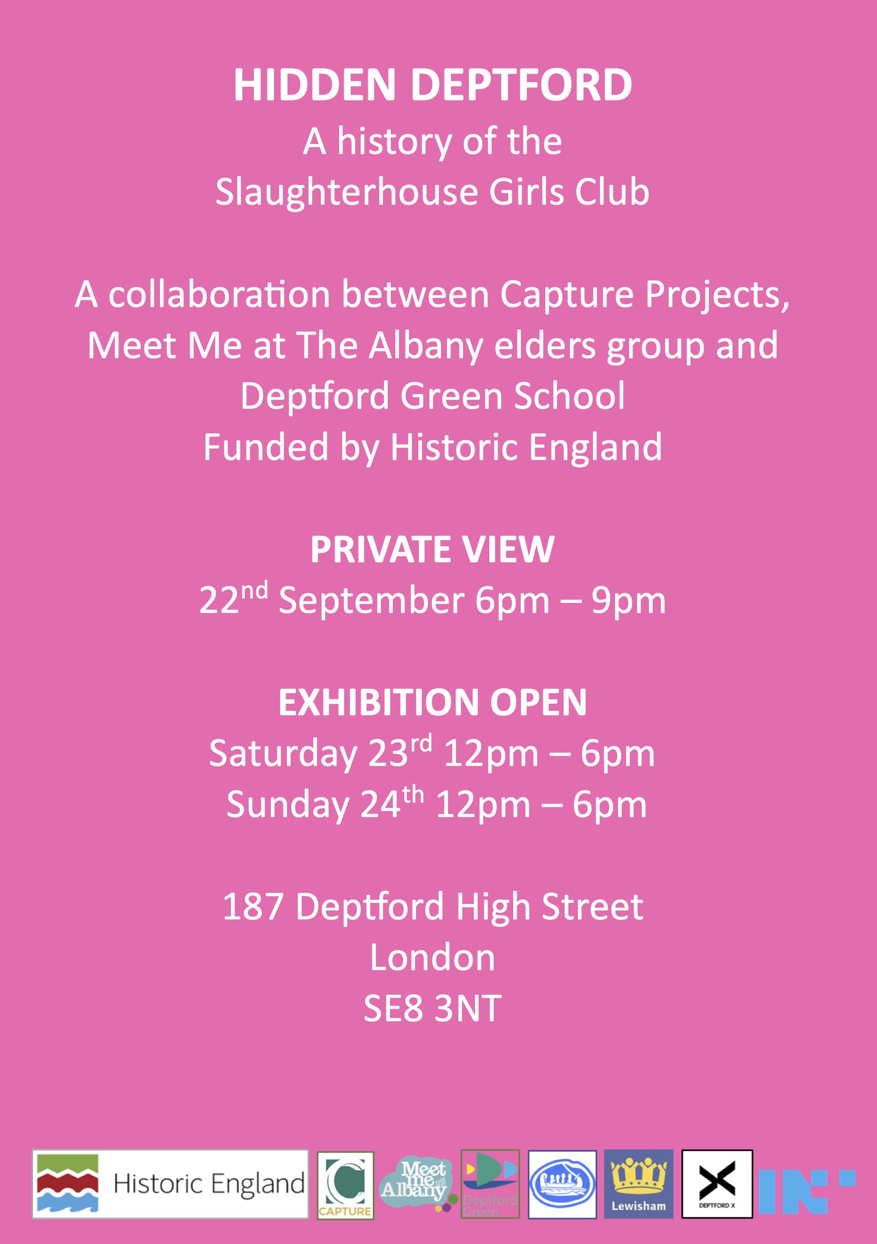Hidden Deptford: A History of The Slaughterhouse Girls Club - Deptford X